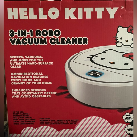 Hello Kitty | Other | New Hello Kitty Robot Vacuum | Poshmark